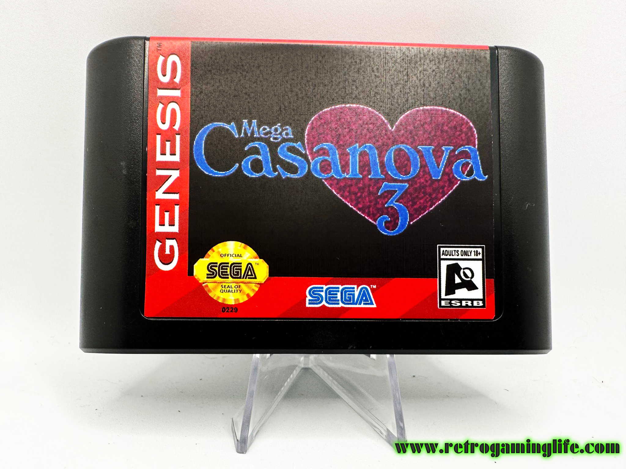 Mega Casanova 3 (Sega Genesis, Adults Only 18+) – RetroGamingLife
