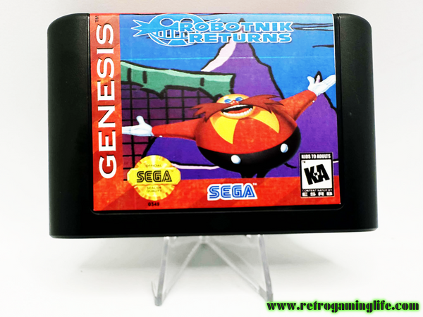 Robotnik Returns Sega Genesis Video Game Cart – RetroGamingLife