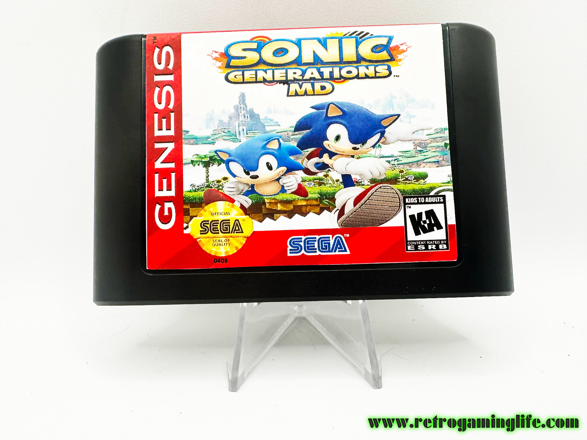 Sonic Generations MD – Sega Genesis Reproduction Cartridge ...